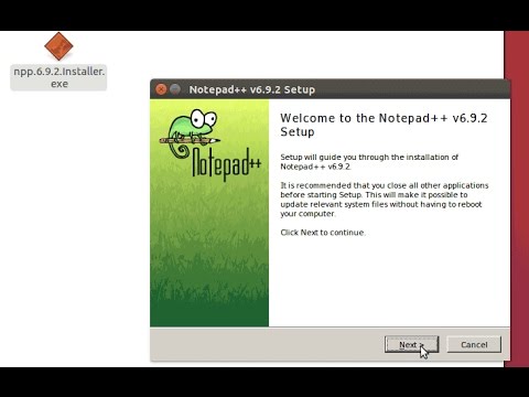 How To Install Notepad++ In Ubunthu or Debian - YouTube