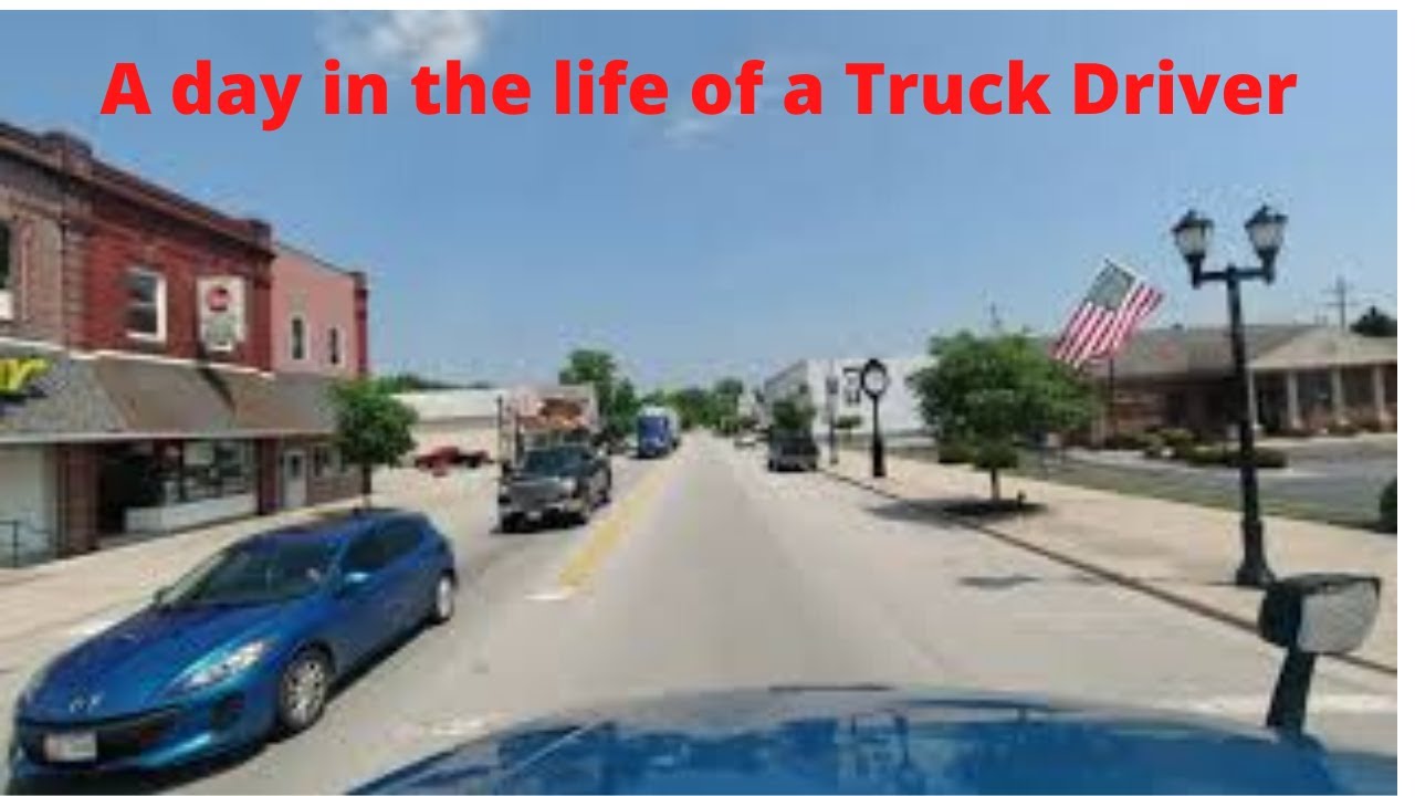 Big rig travels. A day in the life of a trucker USA. Truckers life. A ...