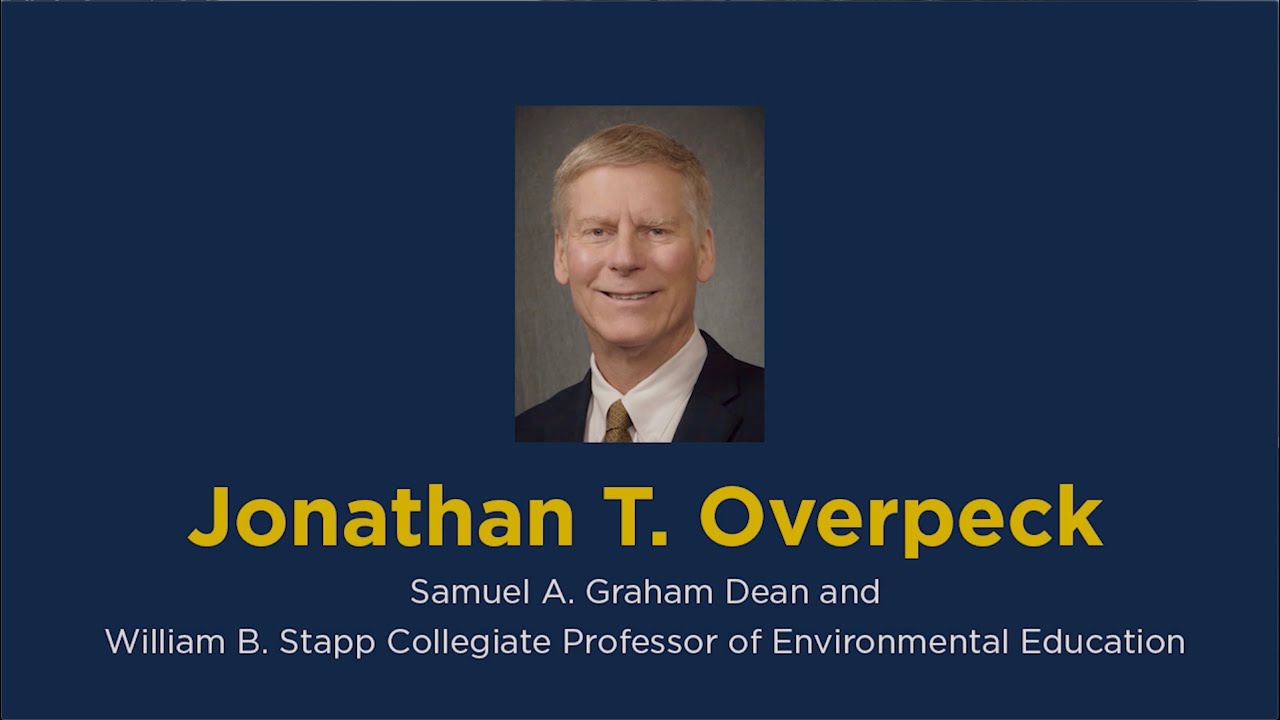 Commencement 2021: Dean Jonathan Overpeck - YouTube