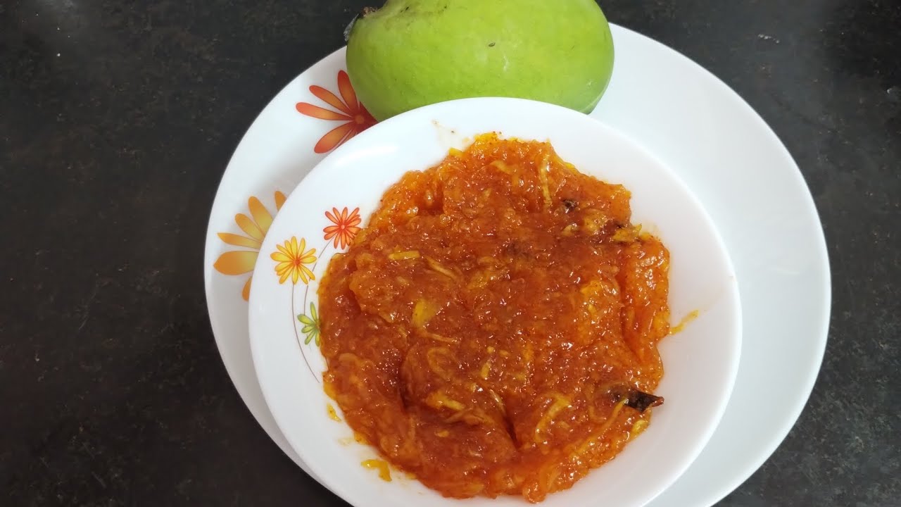 Mango chunda recipe -instant mango sweet pickle - YouTube