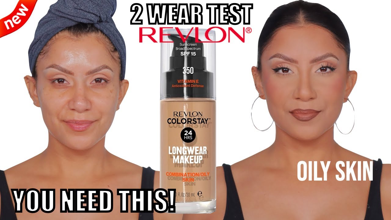 2 DAY WEAR *new* REVLON COLORSTAY FOUNDATION SPF 15 *oily skin ...