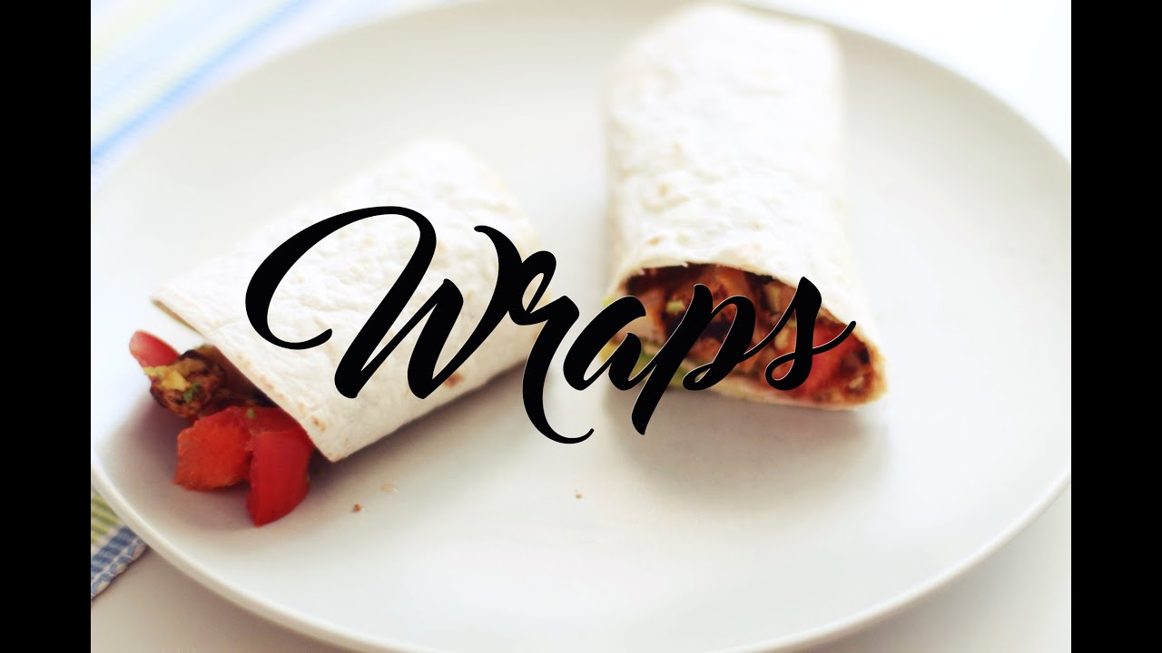 VEGETARISK WRAP PÅ FEM MINUTER - YouTube