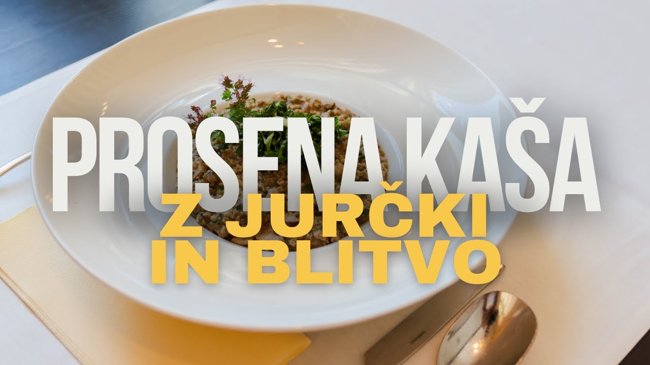 Prosena kaša z jurčki in blitvo | Recept - YouTube