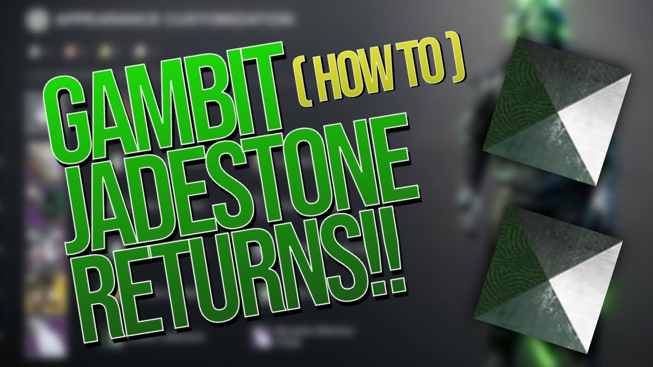 Best GLOW Shader Returns! (How To) Gambit Jadestone - YouTube