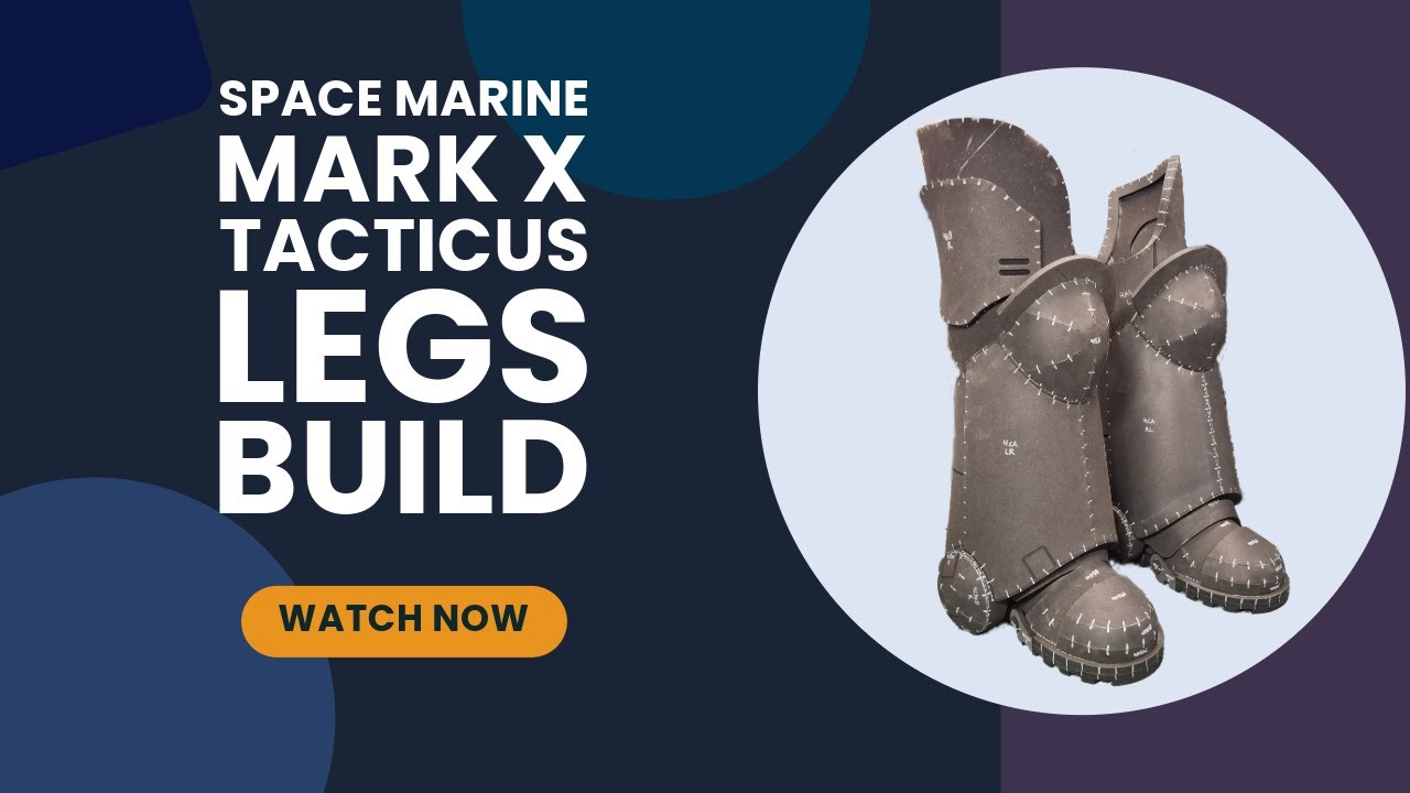 Space Marine - Mark X - Tacticus - Legs - Remaster - Build - YouTube