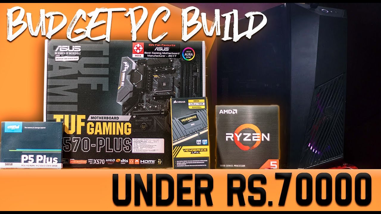 Budget Pc build under 70K - YouTube