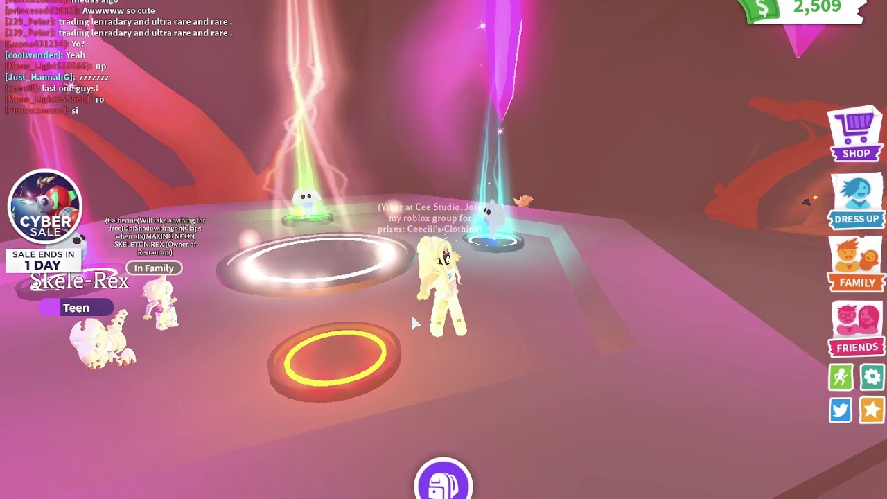 Adopt Me: Neon Ghost Bunny Transformation - YouTube