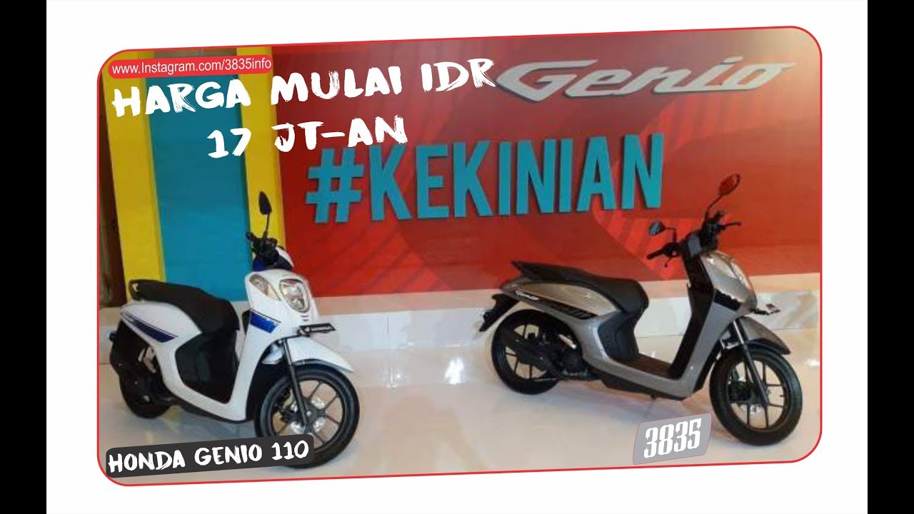 Harga Honda Genio 110 cc Indonesia Saat Launching IDR 17 jt an ...