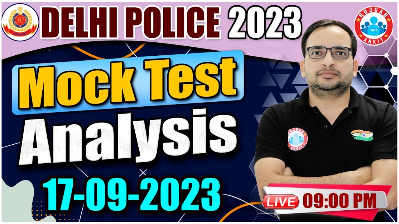 Delhi Police Constable 2023, Delhi Police 17 Sep Mock Test, DP Mock ...