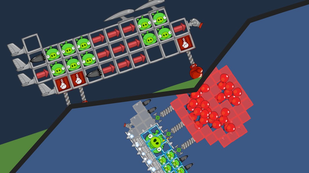 Bad Piggies (Leading Edge Mod) | Airplane and Airship! - YouTube