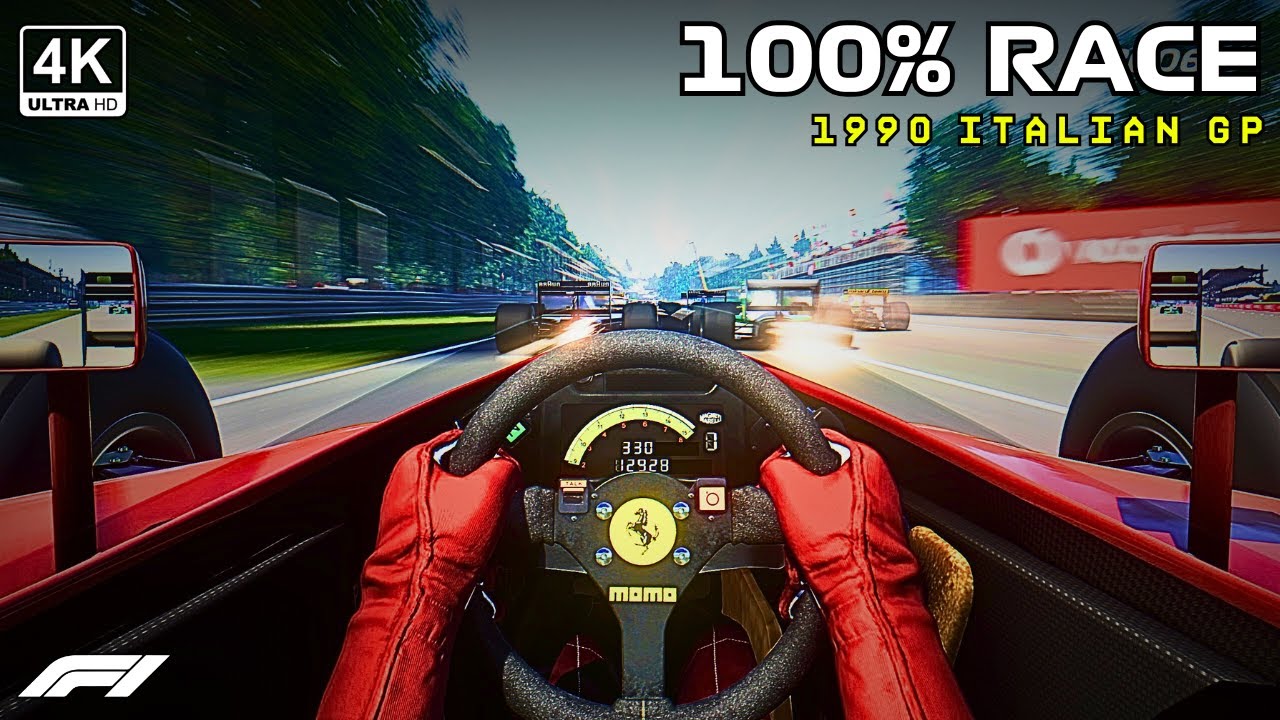 Alain Prost 100% Race in Ferrari F1 90 V12 - 1990 Italian GP | Cockpit ...