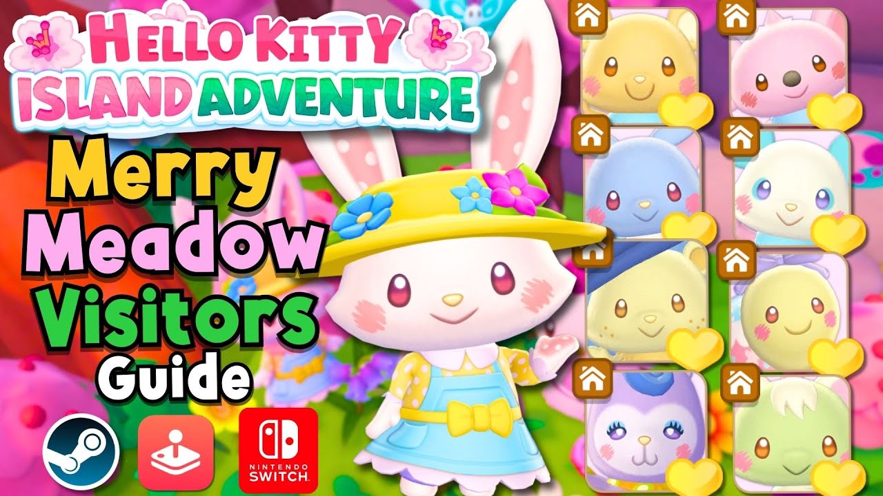 GET All The Merry Meadow Visitors & Get The Greenhouse For Hello Kitty ...