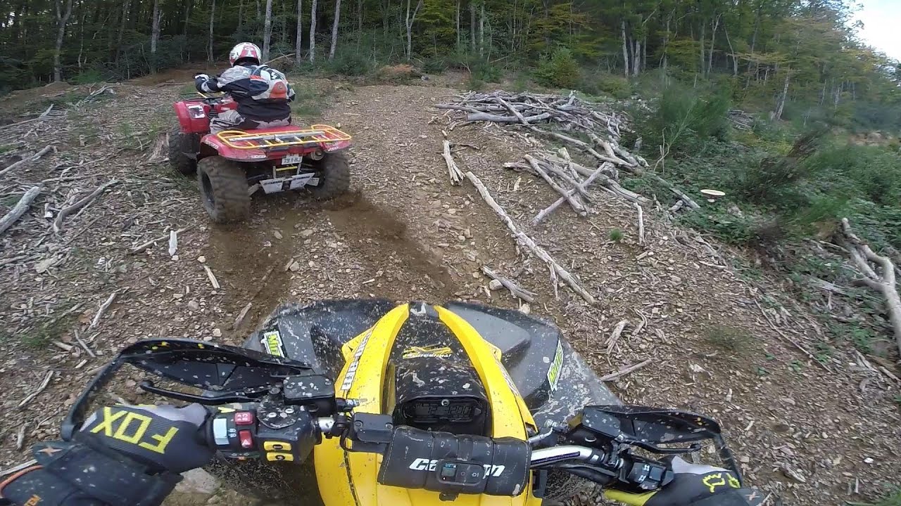 ATV VS QUAD OFFROAD ENDURO CAN AM RENEGADE 1000 XXC GRIZZLY 660 GOPRO ...