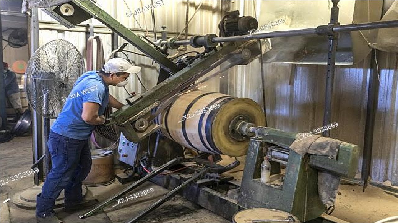 Modern Wooden Wine Barrel Making Process, Big Wooden Barrel Production ...