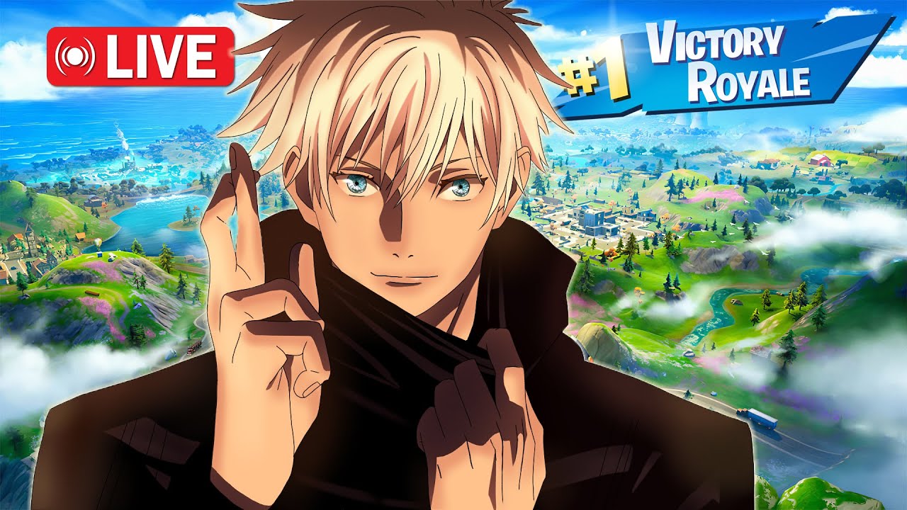 🔴Gojo Satoru Stream! Victory Royale! Fortnite Zero Build! 🔴 - YouTube