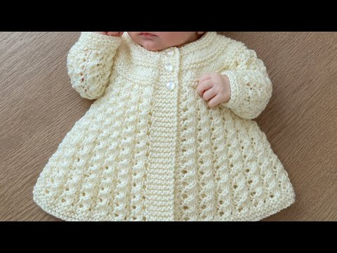 Marvelous Baby Sweater, Cardigan Design Hand Knitting Woolen Pattern 🥰 ✨