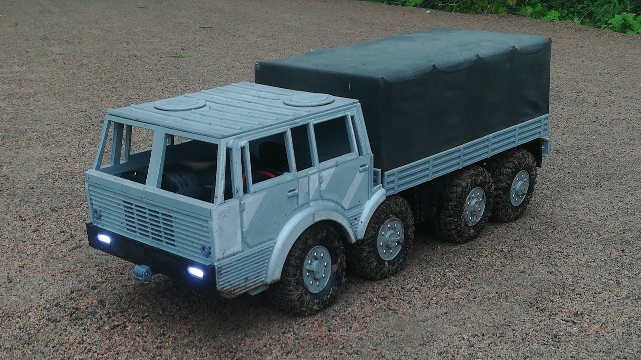OpenRC Trial Truck 1:10 Scale Tatra 813 Assembly - YouTube
