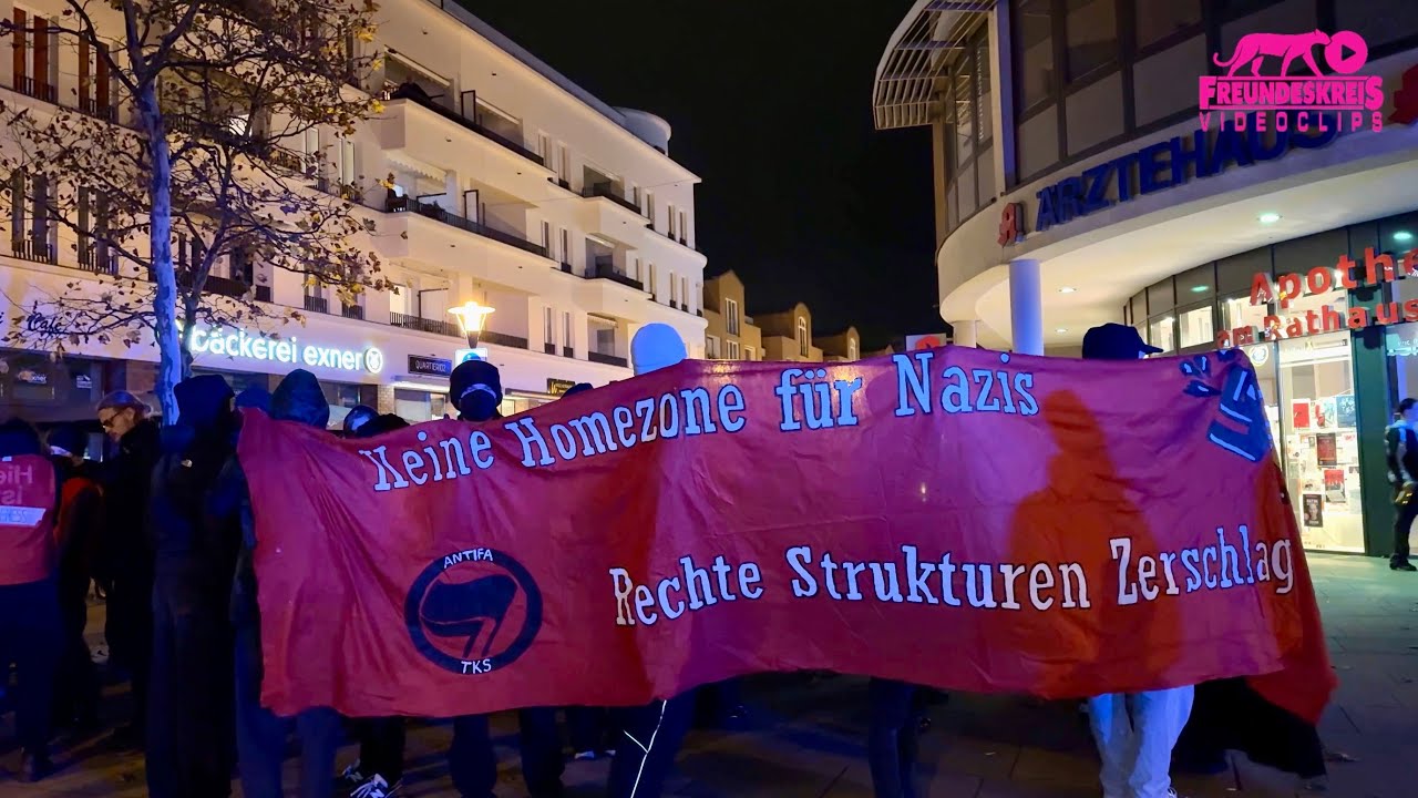 Antifa | Schluss mit Fascho-Treff Rathausmarkt Kleinmachnow! | Demo ...