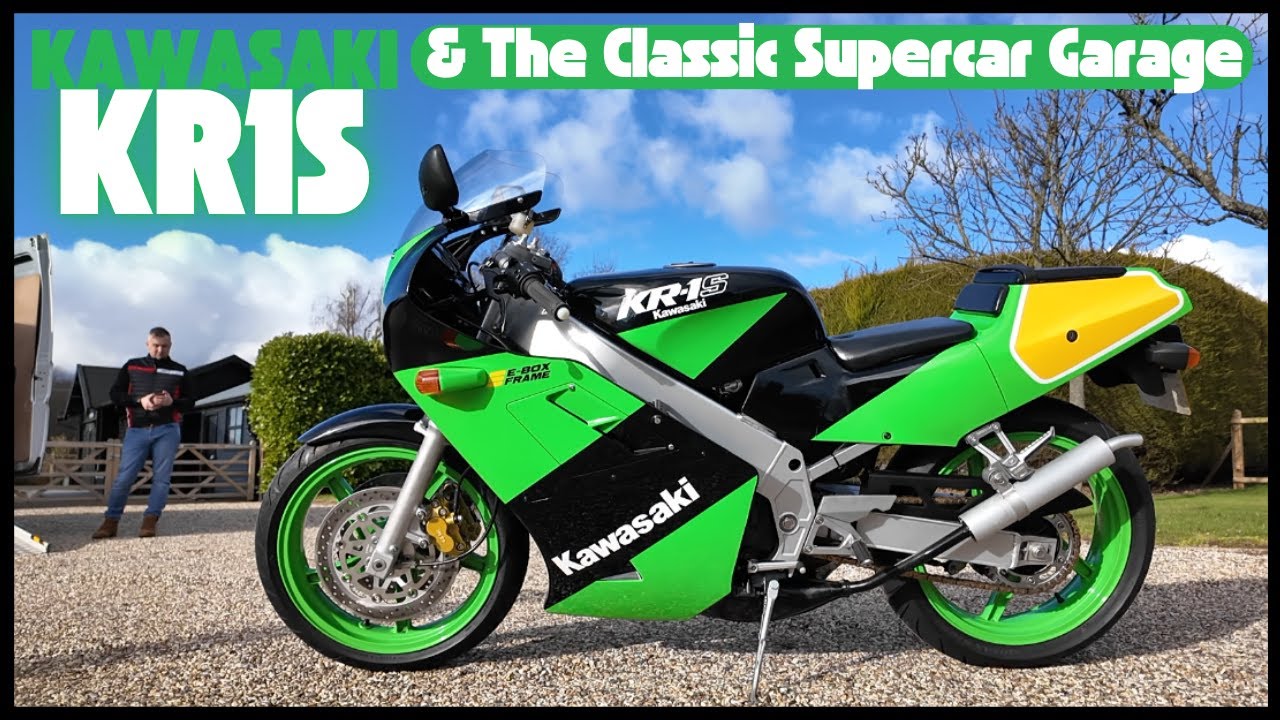 Kawasaki KR1S 250cc 2 Stroke & A Classic Supercar Collection Garage - YouTube
