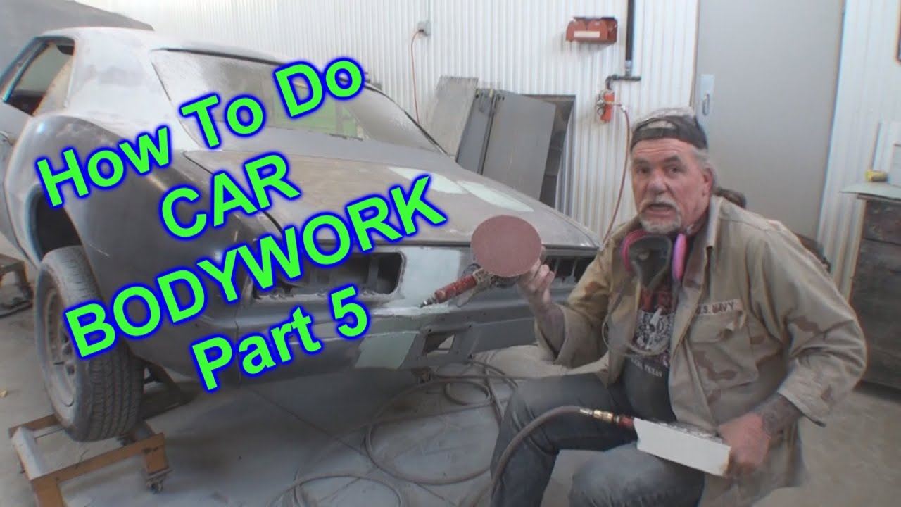 How To Do OVERALL Bodywork To A Car - Part 5 - Using The Right Sanding ...