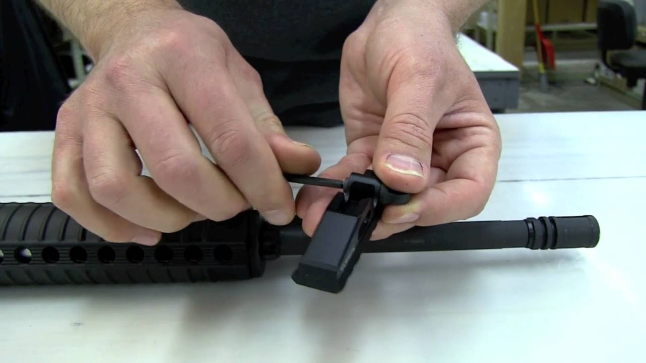 AR 15 Front Sight Rail | Picatinny Rail | Single Rail - Crosstac - YouTube