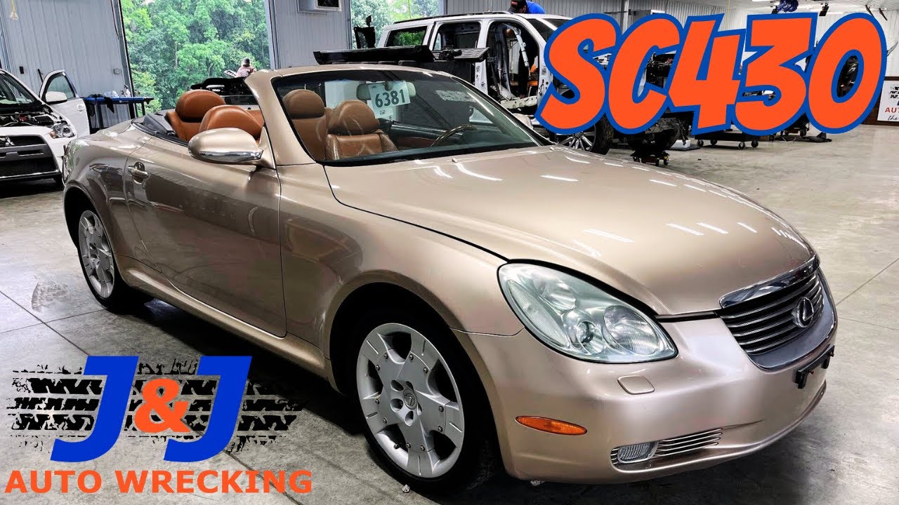 2002 Lexus SC430 Part Out: J & J Auto Wrecking Test Video Stock ...