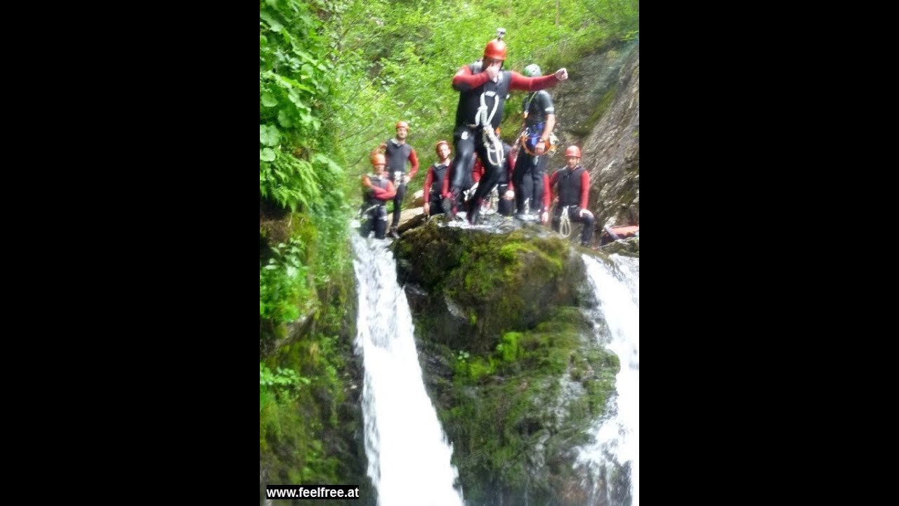 Extreme canyoning in the Austrian Alps Full HD - YouTube
