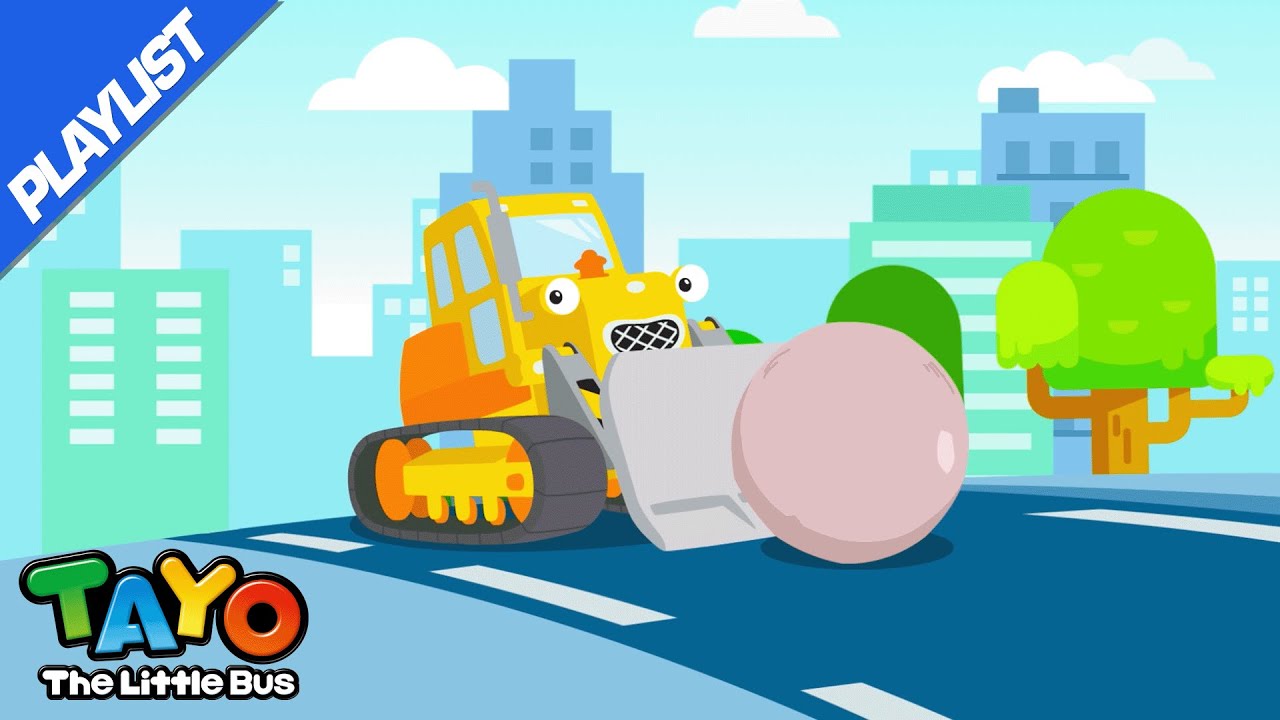 [PLAYLIST] #TAYO | EP10 The Bulldozer Song | Tayo Heavy Vehicles Songs ...