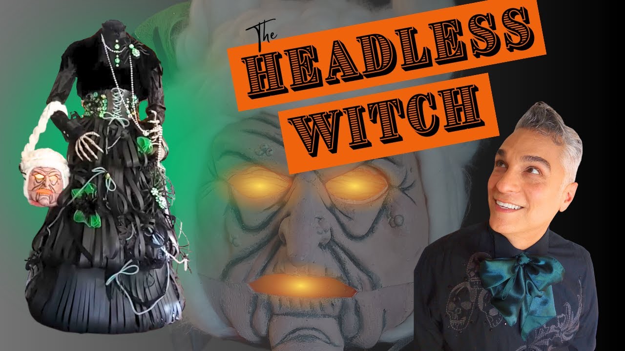 Costume Designer Creates Life-Sized Witch - YouTube
