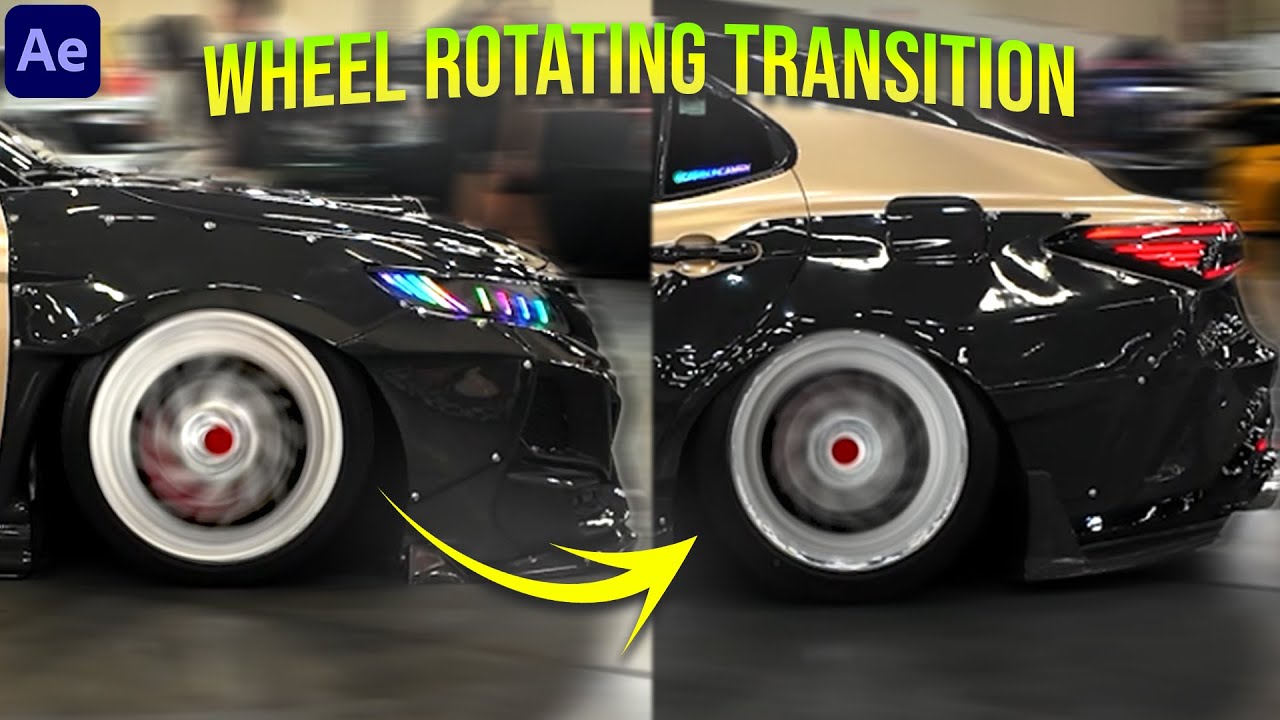 Wheel Rotating Transition Effect in After Effects - YouTube