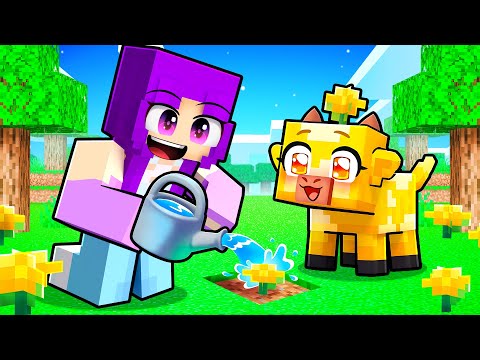 Minecraft'ta YARALI bir MOOBLOOM Evlat Edindik!