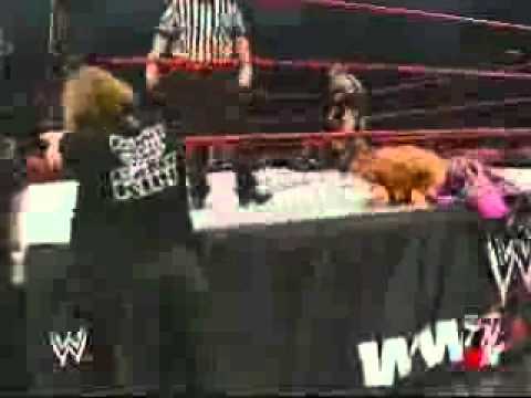 WWE - RAW 2003 - No DQ - HBK & Jeff Hardy vs Chris Jericho & Christian ...