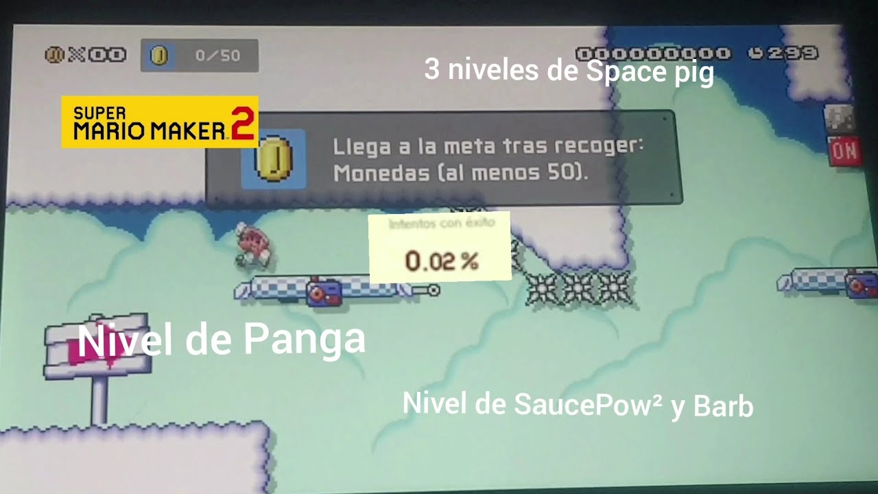 Nivel de Panga, Nivel de SaucePow² y Barb + 3 niveles de Space pig - 99 ...