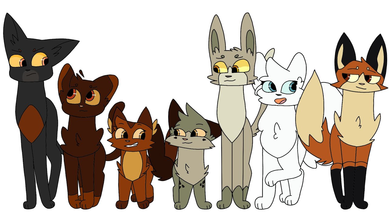 Ferncloud’s Seven Kits - Warriors Speedpaint - YouTube