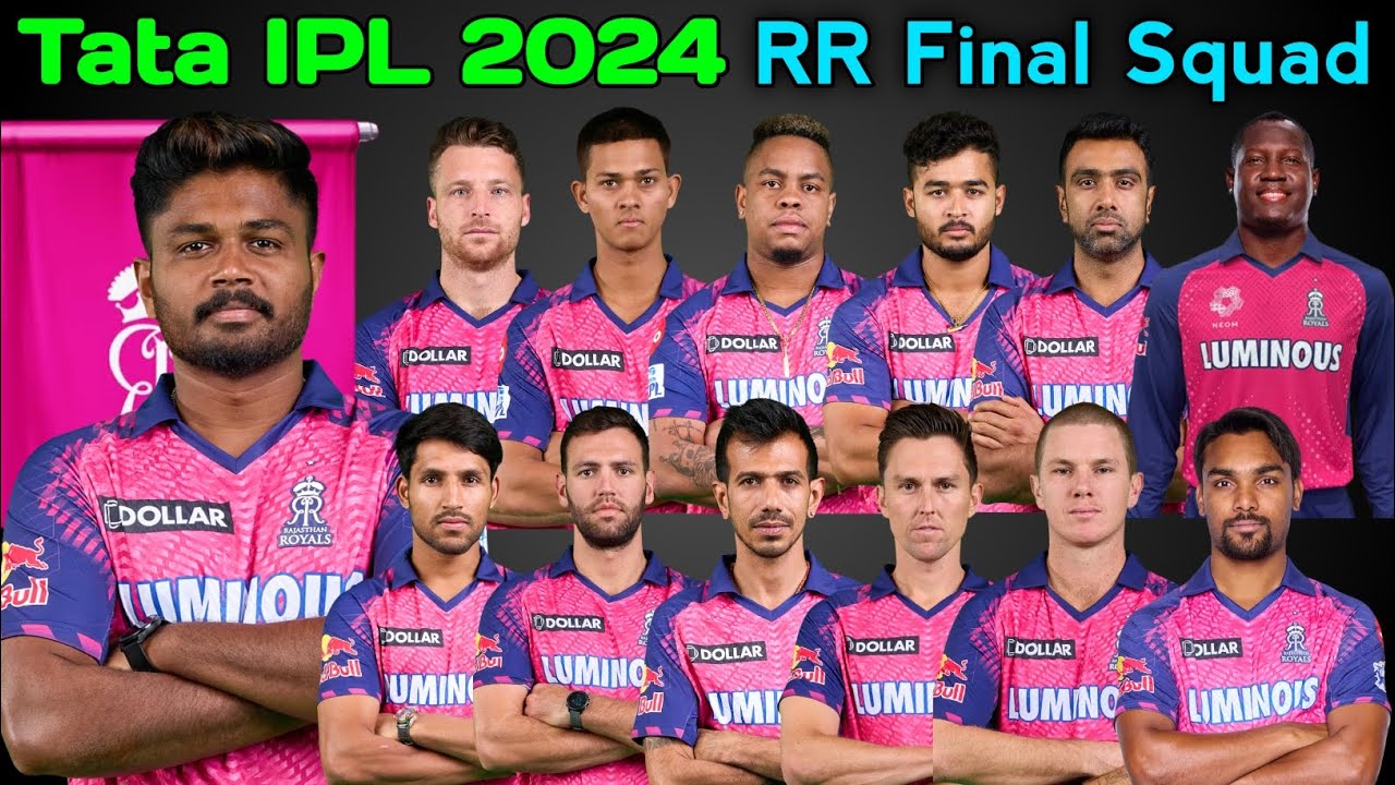 IPL 2024 Rajasthan Royals Full Squad | RR Final Squad 2024 | RR Players ...