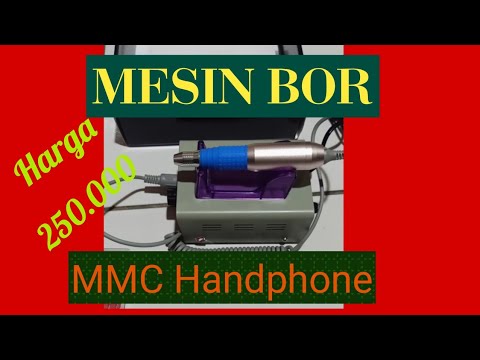 MESIN BOR MMC HANDPHONE - YouTube