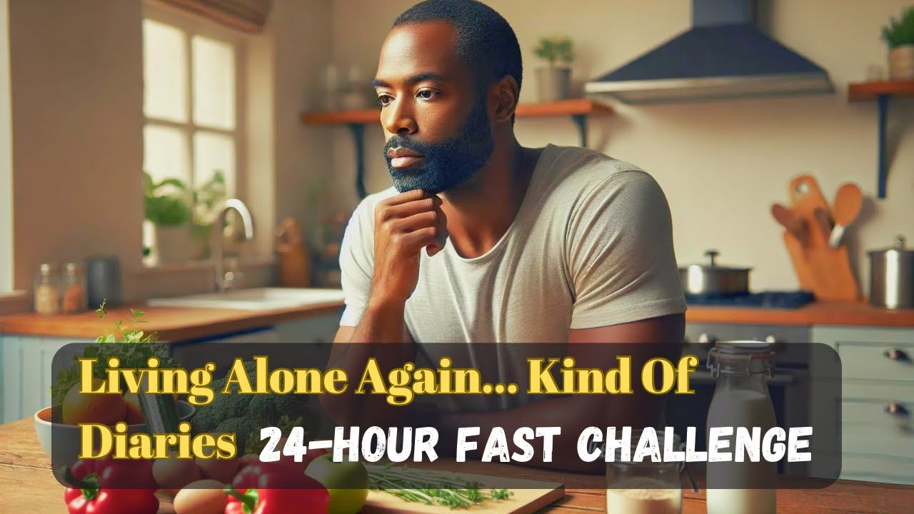 24-Hour Fast Challenge | Living Alone Again Diaries - YouTube