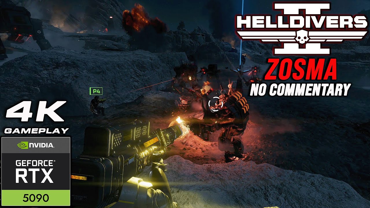 Helldivers 2: 4K Gameplay No Commentary ULTRA Settings | RTX 5090 P913 ...