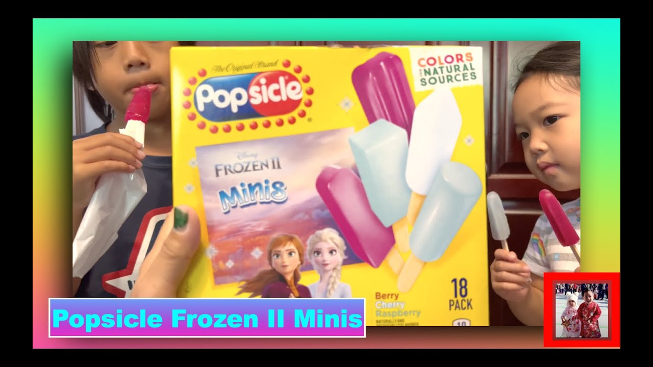 Popsicle Frozen II Minis, $6, at Vons - YouTube