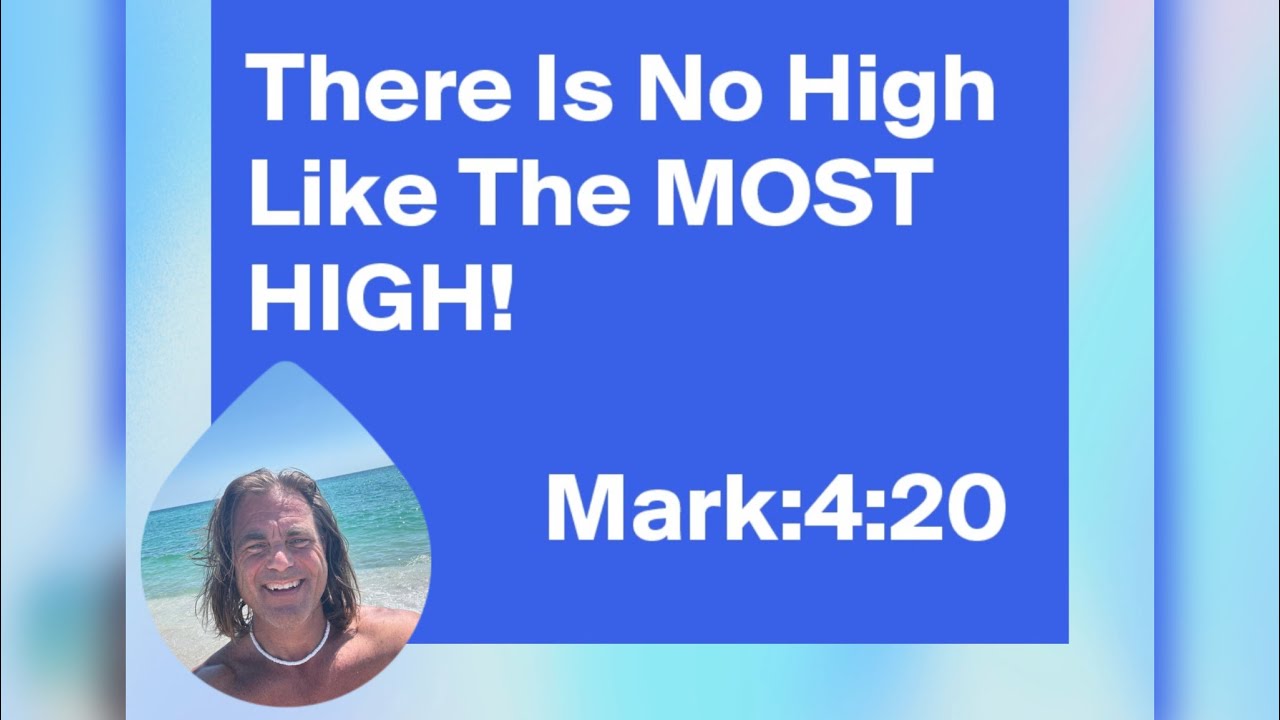 “There is no high like the most high” ~ 3 minutes that could change ...