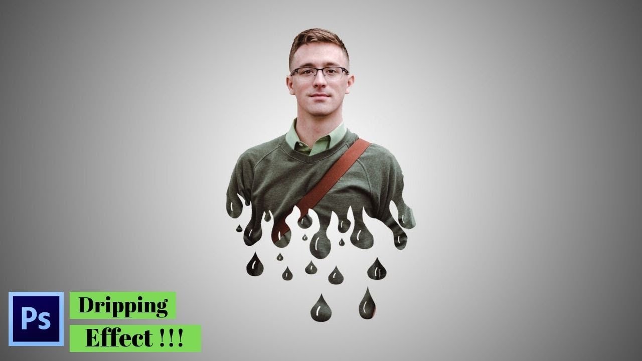 Photoshop Dripping Effect Editing Tutorial | Photoshop Splatter Effect ...