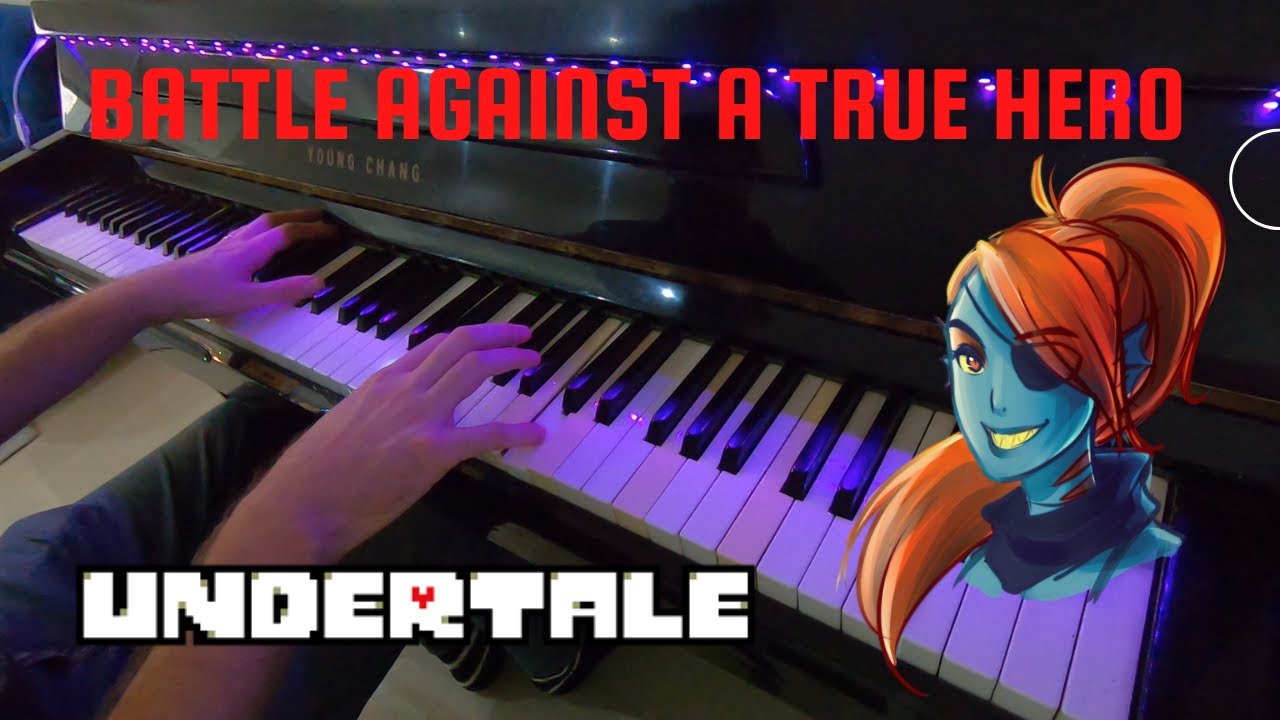 Undertale - Undyne Theme - Battle against a true hero (Piano cover ...