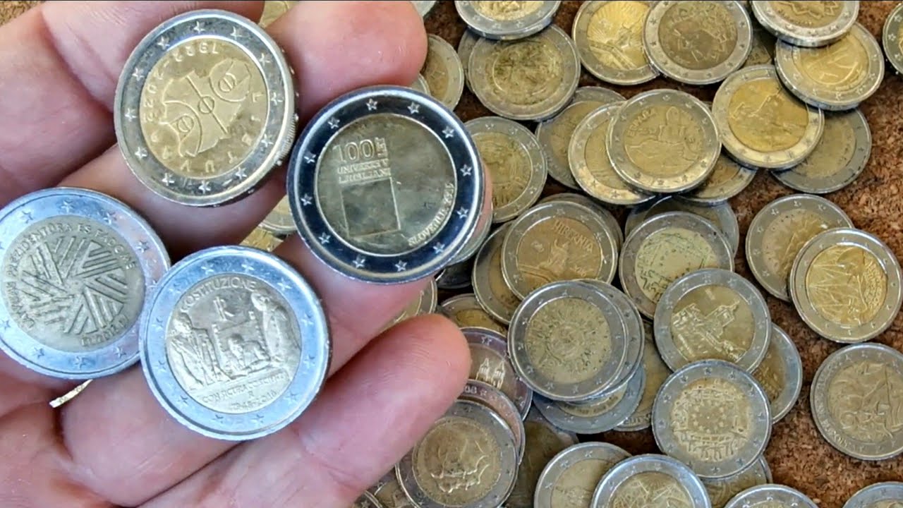 2000€ 2 euro, collectable coins. Rare! - YouTube