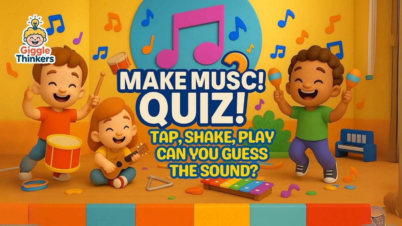Can You Name That Sound?🎶 Music Game for Kids Ages 3–7 Learn Sounds ...