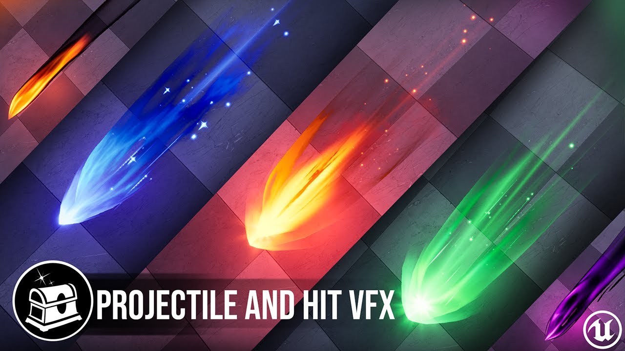Projectile & Hit VFX Unreal Engine Preview - YouTube