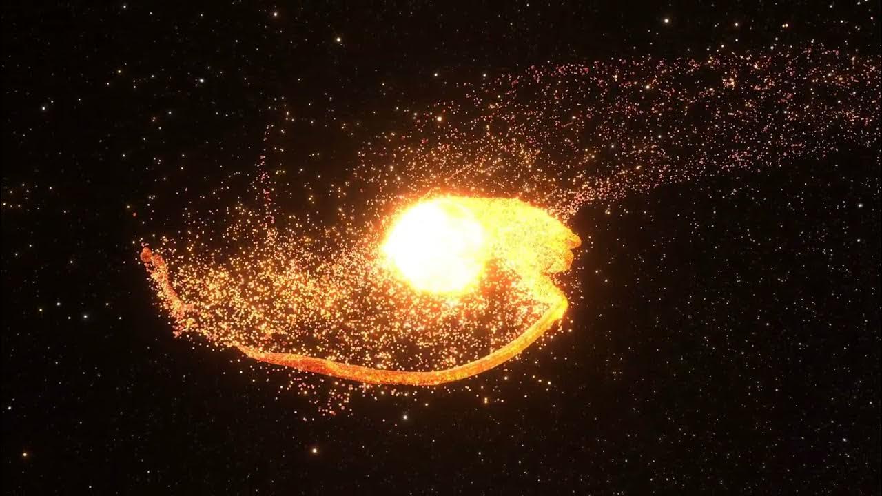 SpaceSim Collision 5M particles - YouTube