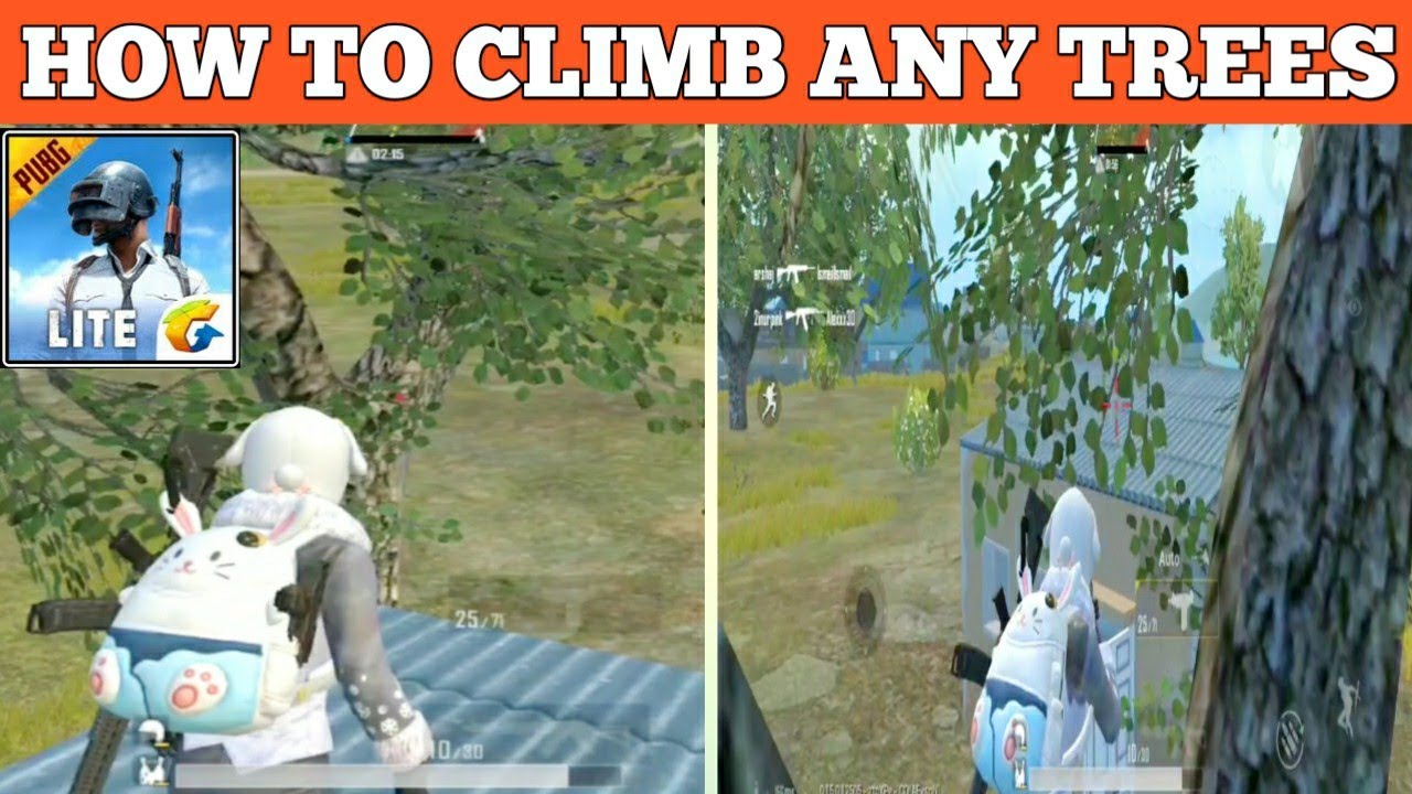 HOW TO CLIMB ANY TREES PUBG MOBILE LITE TRAX THANOS - YouTube