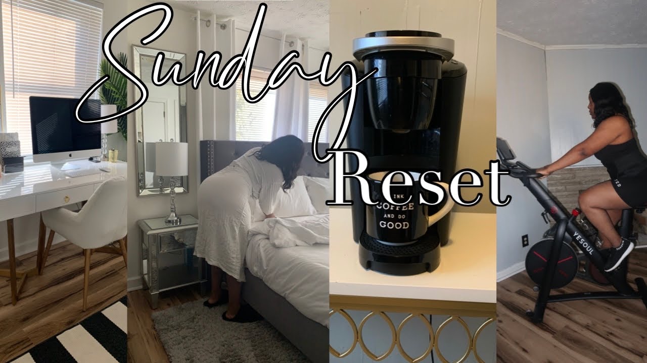 VLOG: SUNDAY RESET ROUTINE: RELAXING, SELF CARE, MEAL PREPPING CLEANING ...