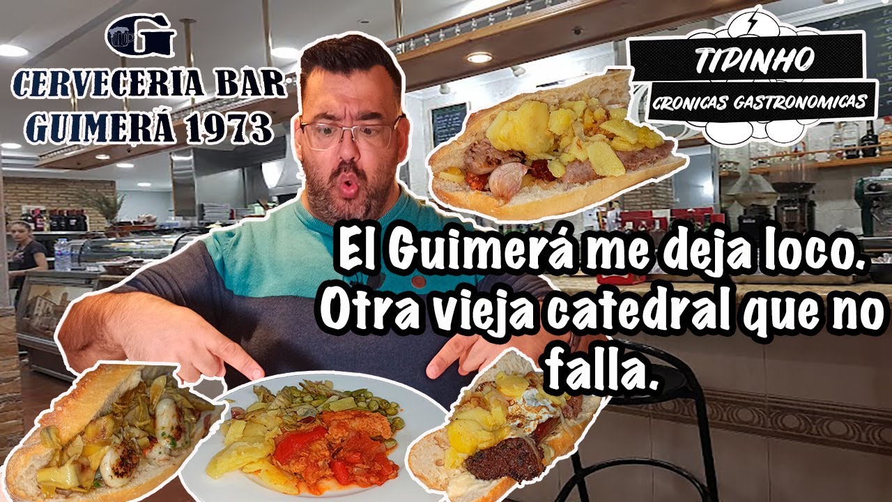 Almorzamos en la Cervecería Guimerá 1973,todos los tipos de almuerzos ...