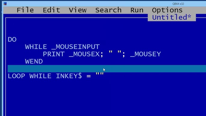 Qb64 Download QBasic Tutorial 55 QB64 Mouse Interface Part 1